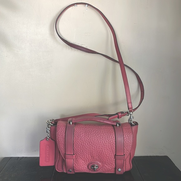 Coach | Bags | Coach Brooklyn Bleecker Mini Loganberry Leather ...